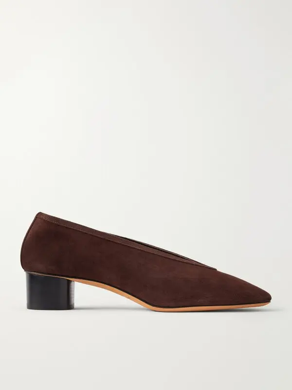 Le Monde Beryl Luna Suede Pumps - Brown