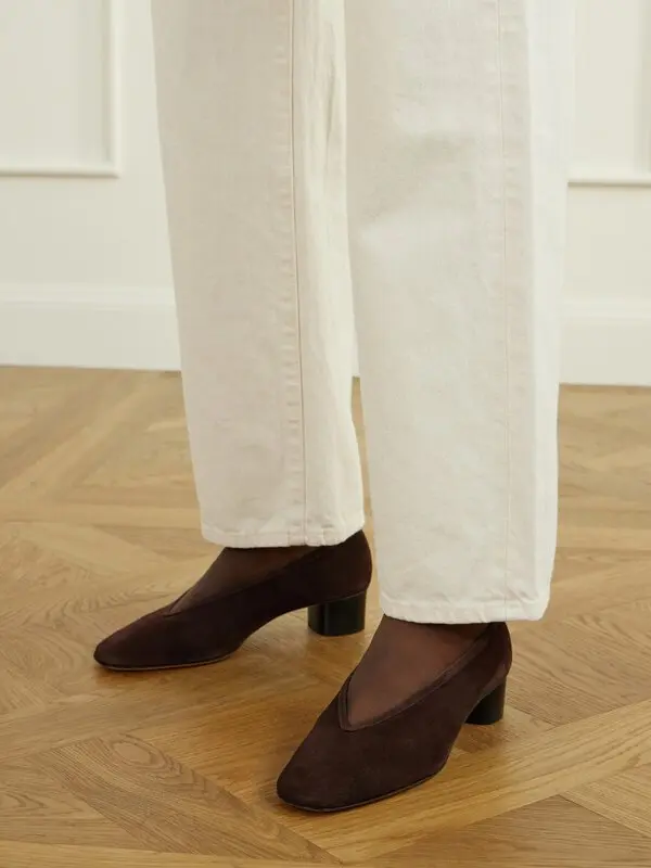 Le Monde Beryl Luna Suede Pumps - Brown