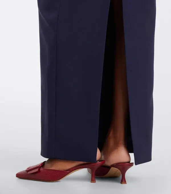 Solace London Arion Asymmetric Crêpe Cocktail Dress - Blue