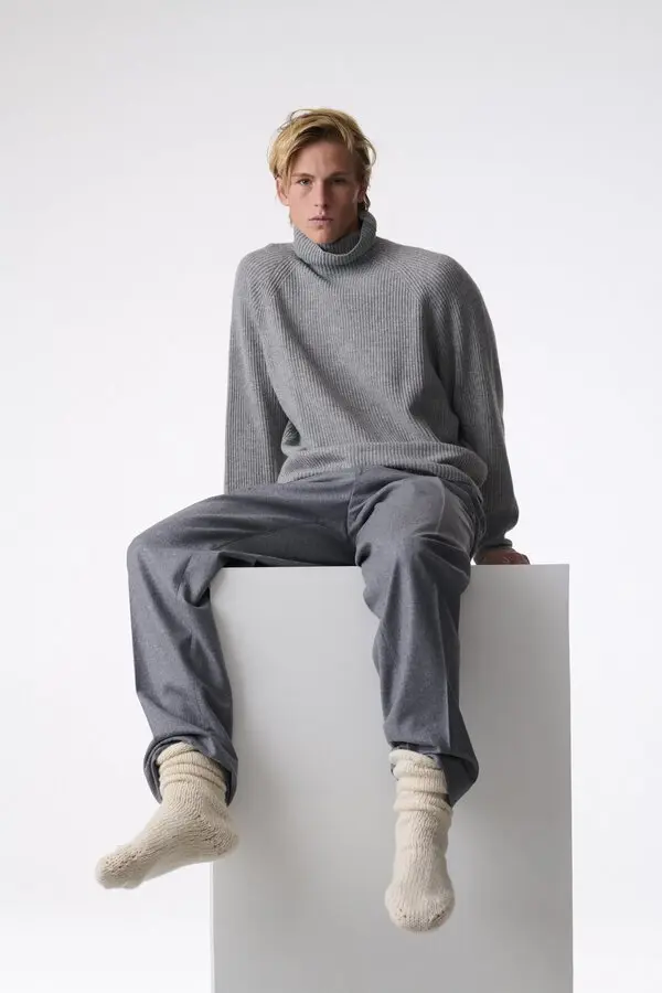 Gabriela Hearst Nikola Knit Socks In Cashmere