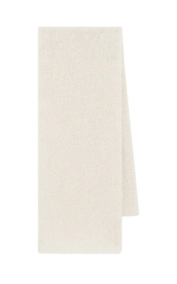 Gabriela Hearst Tulsi Knit Scarf In Cashmere - Ivory