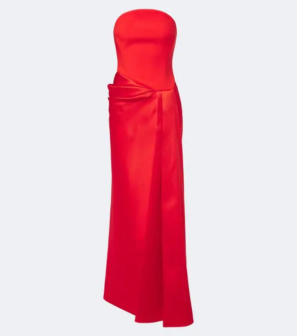 Solace London Seri Crêpe Corset Gown