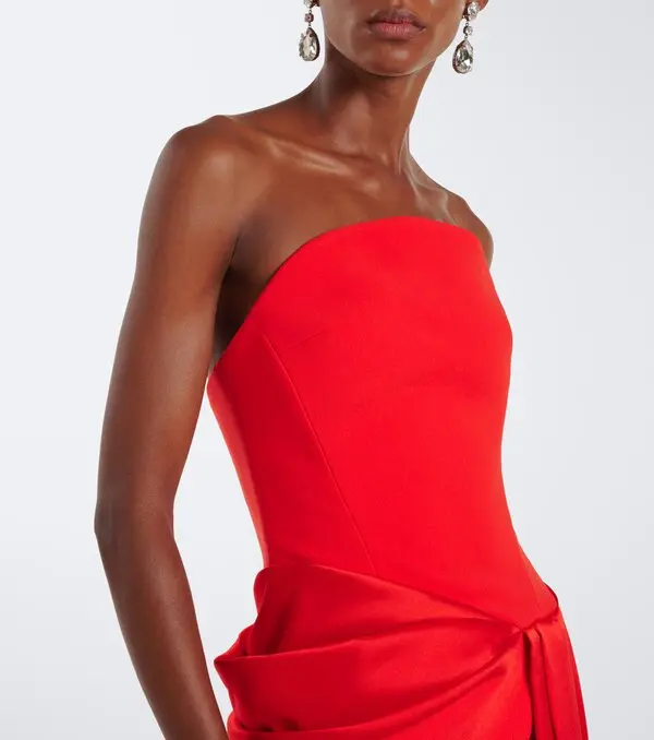 Solace London Seri Crêpe Corset Gown