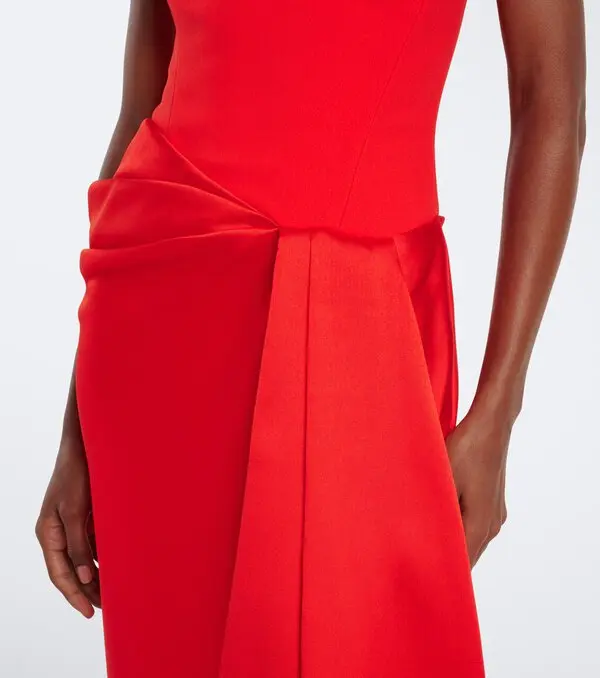 Solace London Seri Crêpe Corset Gown