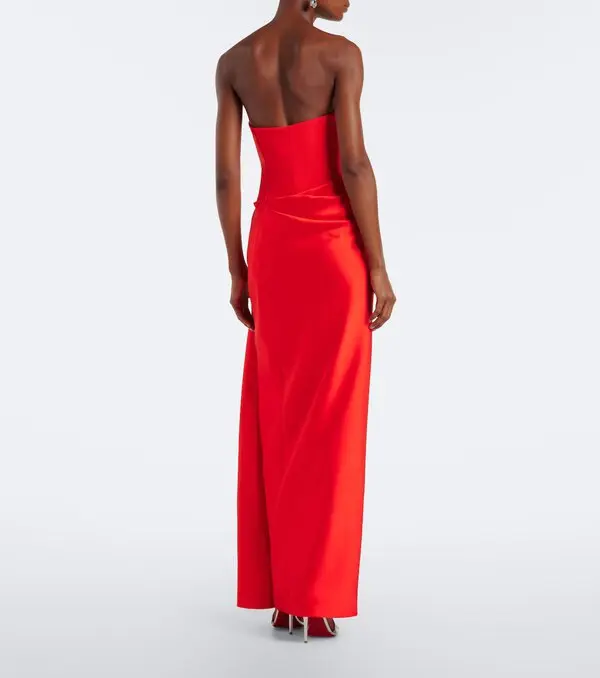 Solace London Seri Crêpe Corset Gown