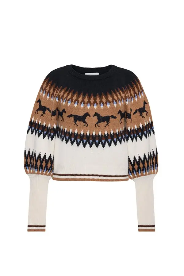 Cara Cara Colton Intarsia Pullover