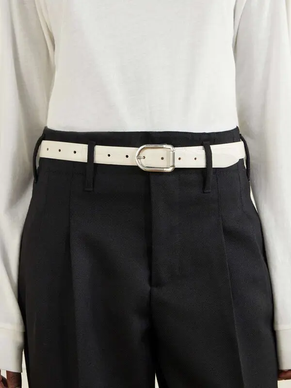 DEHANCHE Mija Embossed Leather Belt