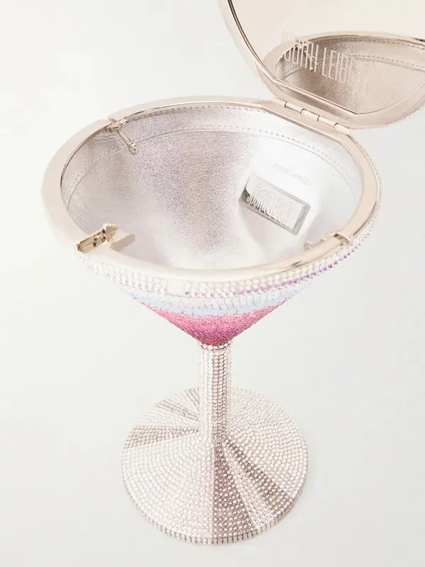 Judith Leiber Cosmopolitan Crystal-embellished Clutch