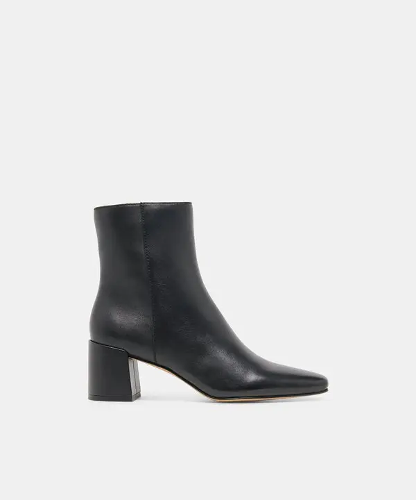 DOLCEVITA Bayra Booties - Black Leather