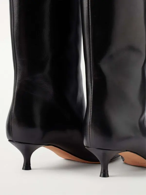 Le Monde Beryl Babouche Leather Knee-high Boots