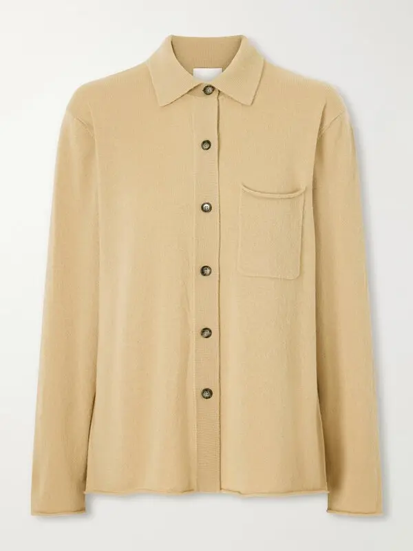 ALLUDE Cashmere Cardigan - Brown