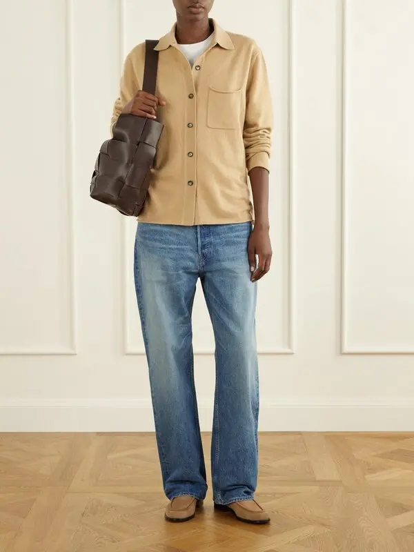 ALLUDE Cashmere Cardigan - Brown