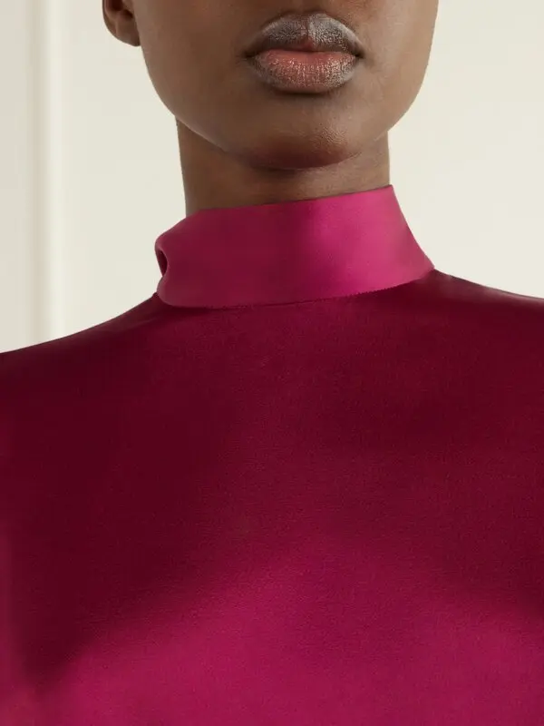Stella McCartney Tie-detailed Satin Blouse