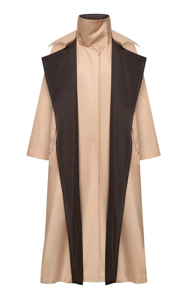DI STAVNITSER Double Cotton-blend Trench Coat - Pink