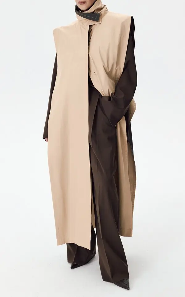 DI STAVNITSER Double Cotton-blend Trench Coat - Pink