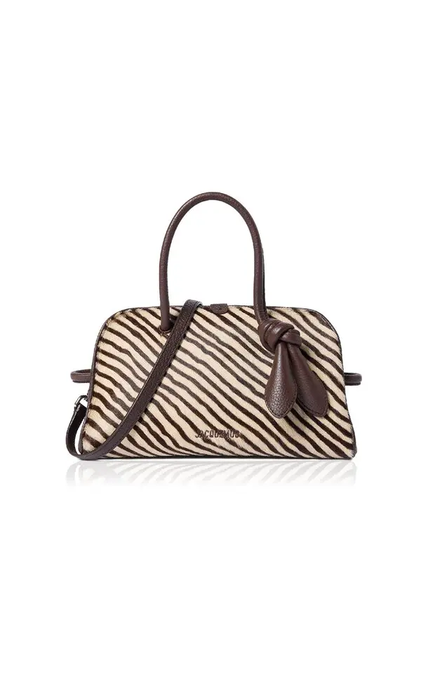 Jacquemus Turismo Small Zebra Pony Hair Bag