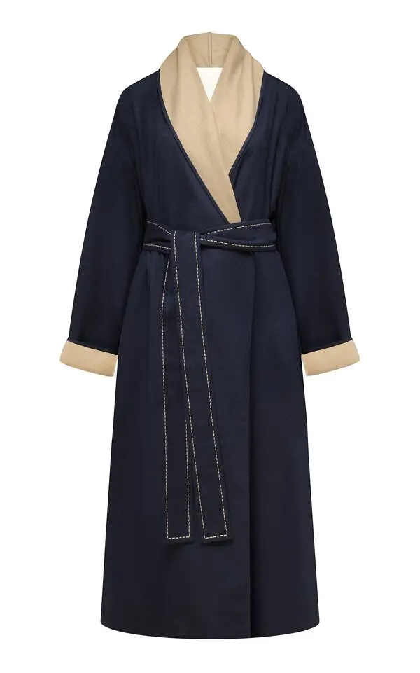 DI STAVNITSER The Embrace Cashmere-silk Coat