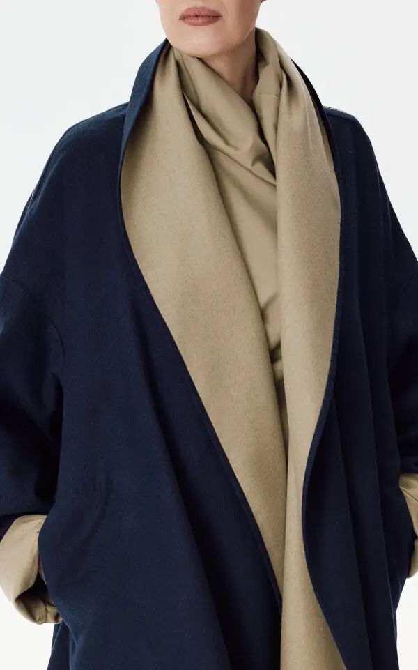 DI STAVNITSER The Embrace Cashmere-silk Coat