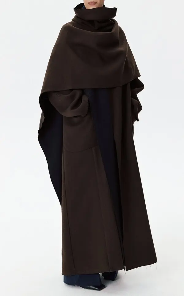 DI STAVNITSER Diana Wool-blend Coat - Brown