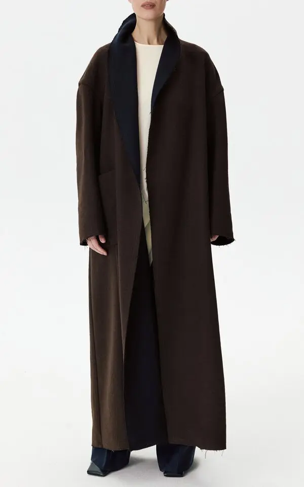 DI STAVNITSER Diana Wool-blend Coat - Brown
