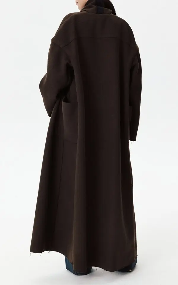 DI STAVNITSER Diana Wool-blend Coat - Brown