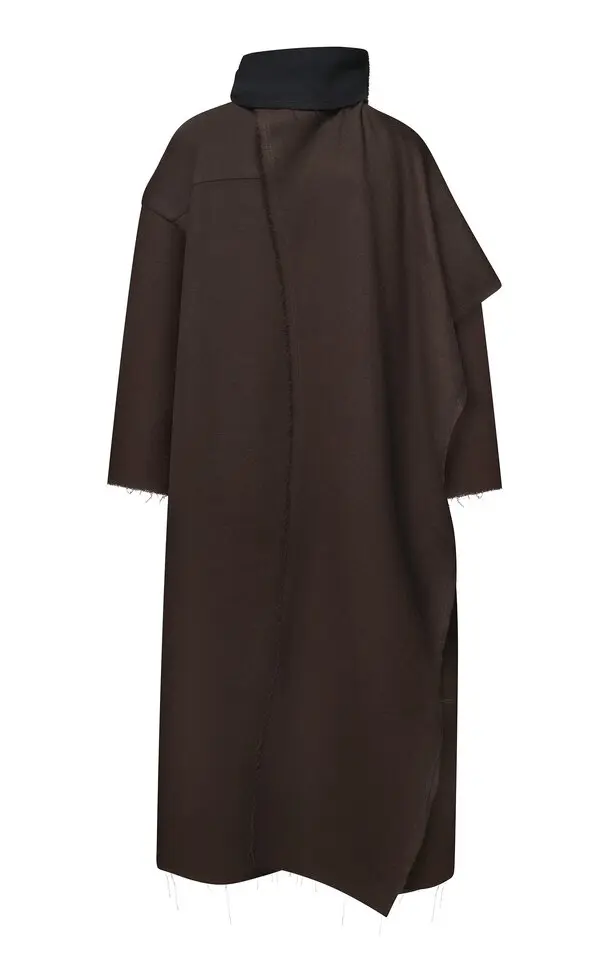 DI STAVNITSER Diana Wool-blend Coat - Brown