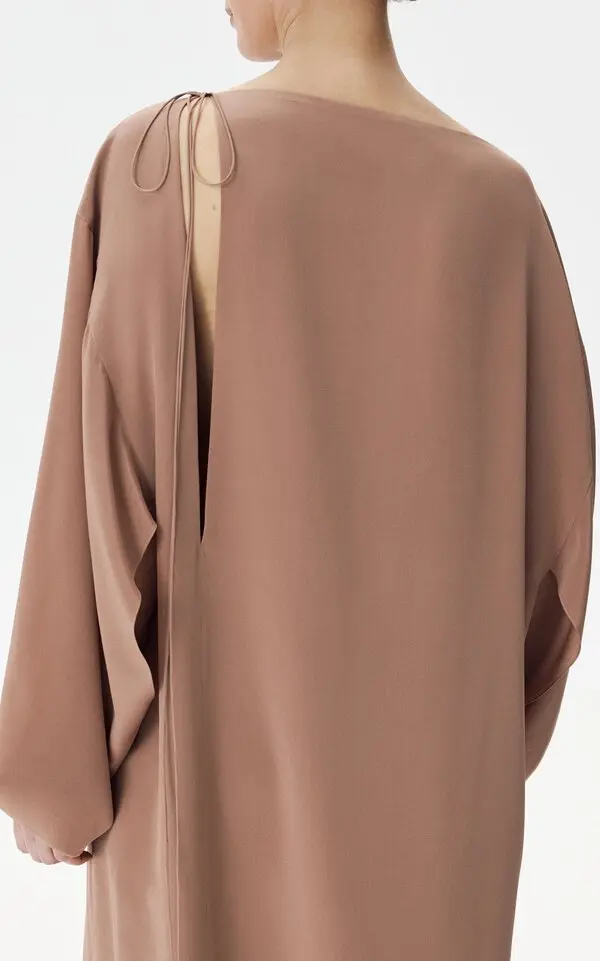 DI STAVNITSER Scandal Silk Maxi Dress - Pink