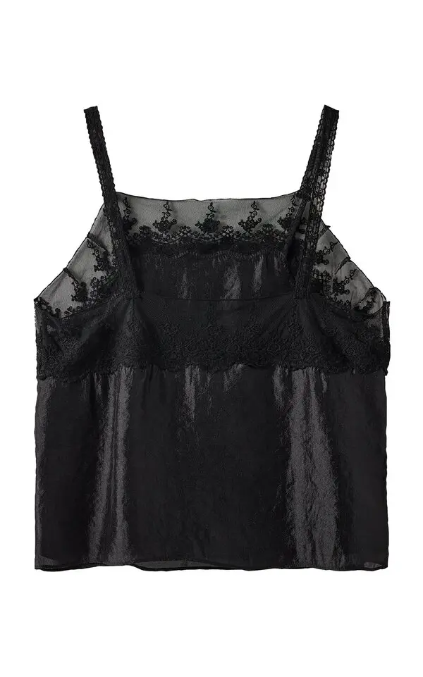 THE GARMENT Gilian Flower Top - Black
