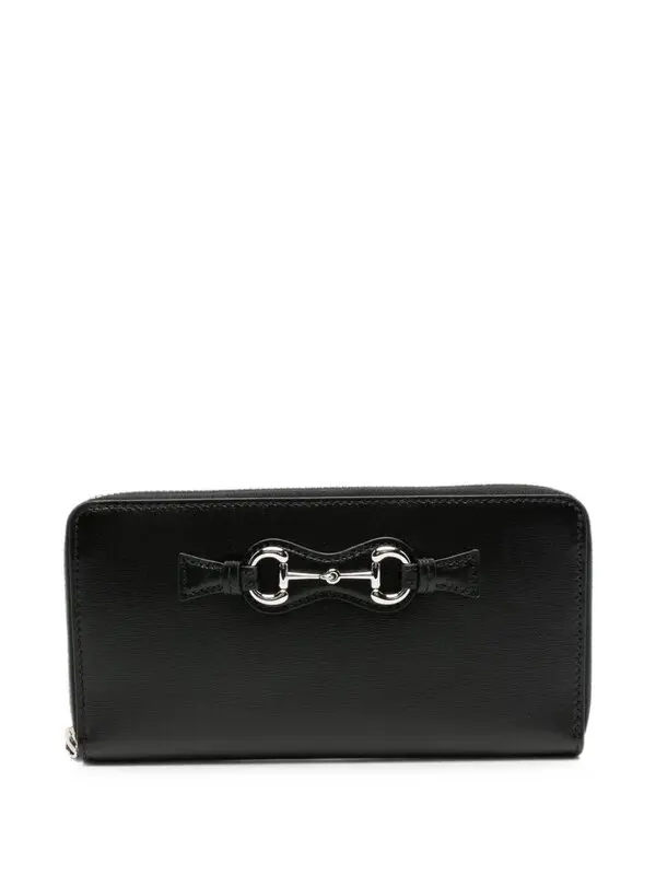 Gucci Horsebit Zip Around Wallet