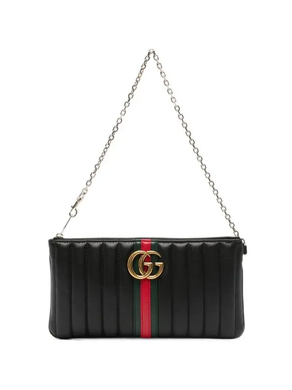 Gucci Gg Marmont Leather Pouch