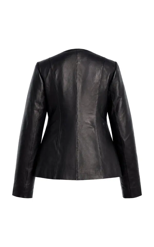 Cara Cara Dodie Lamb Leather Blazer