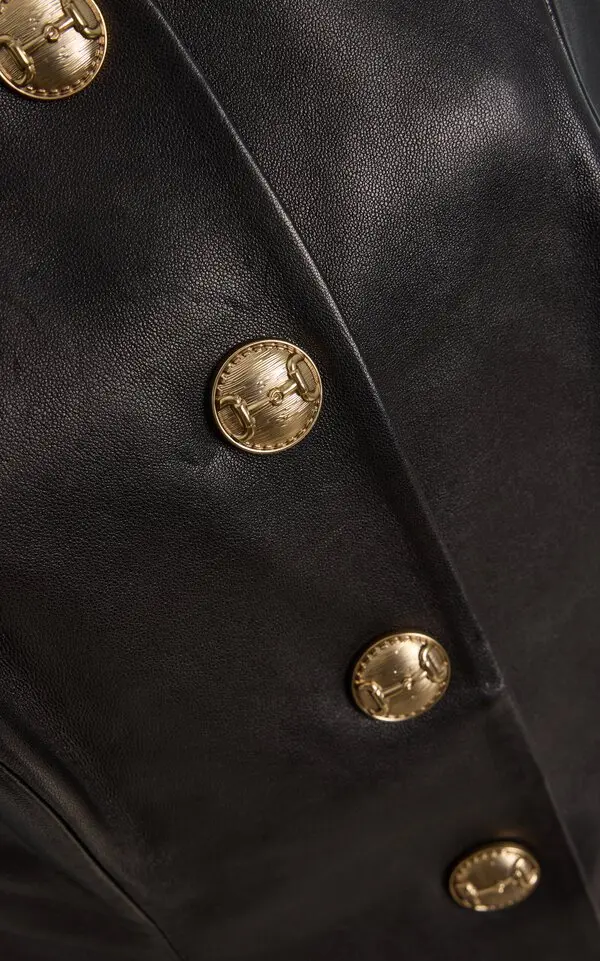 Cara Cara Dodie Lamb Leather Blazer