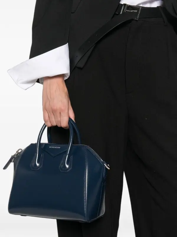 Givenchy Antigona Mini Leather Handbag - Blue