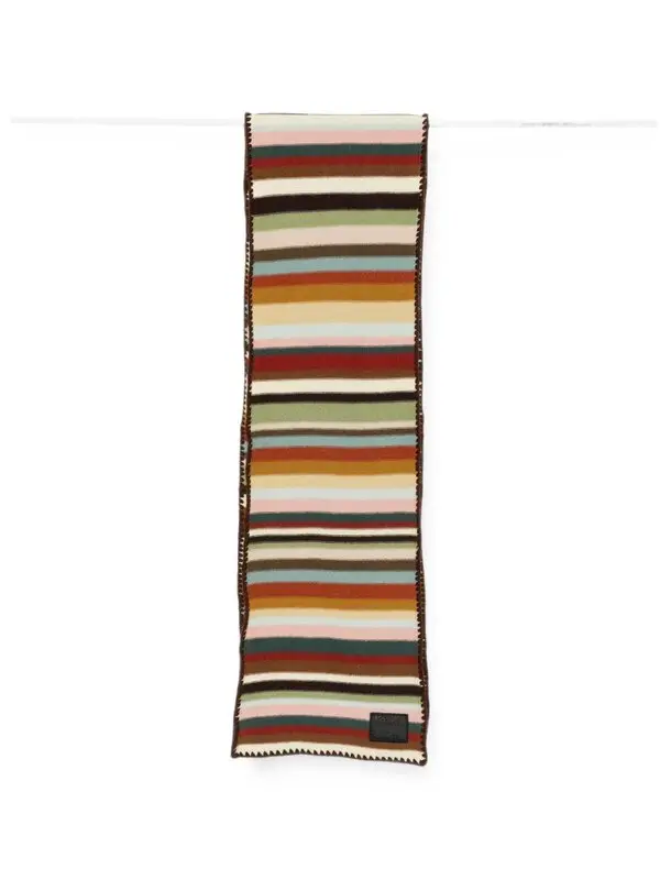 Paul Smith Wool Striped Scarf