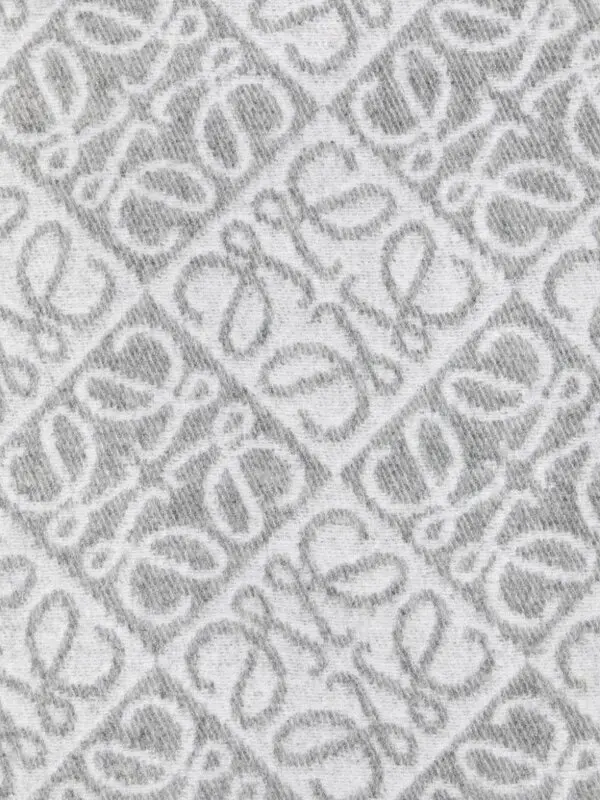 Loewe Anagram Wool And Cashmere Scarf