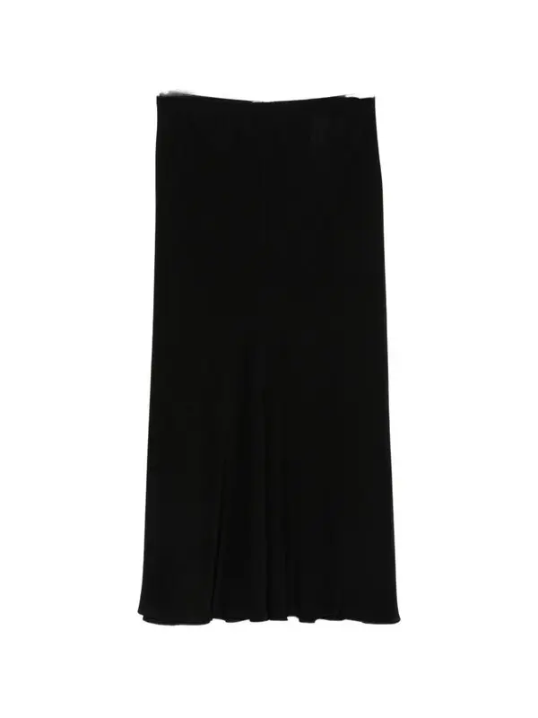 THE ROW Bakura Silk Skirt - Black