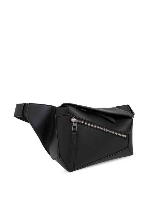 Loewe Puzzle Edge Small Leather Bumbag - Black