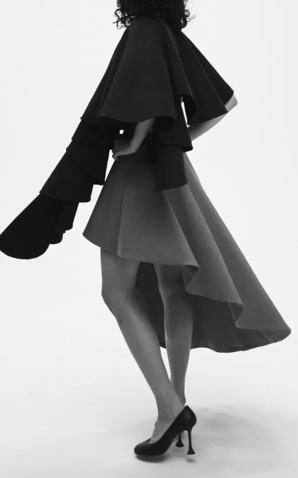 Arakii Ruffled Wool-cashmere Scarf