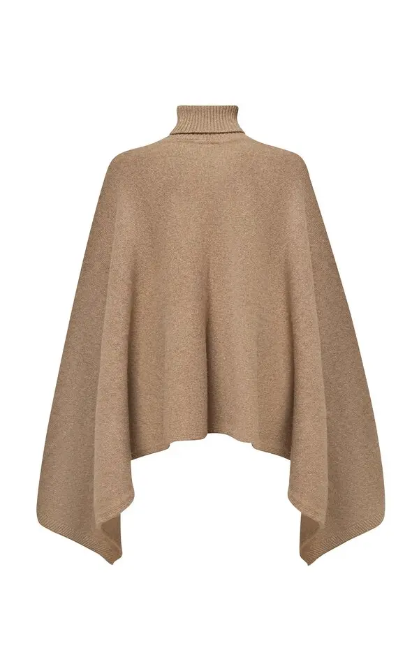 DI STAVNITSER Cashmere Blend Poncho - Neutral