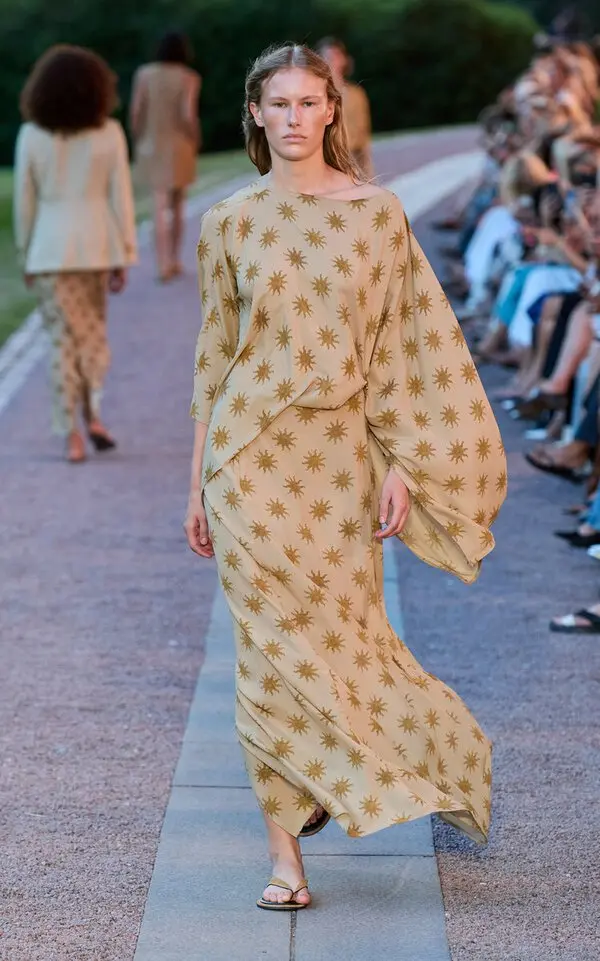 BY MALENE BIRGER Ottilia Silk-blend Maxi Dress
