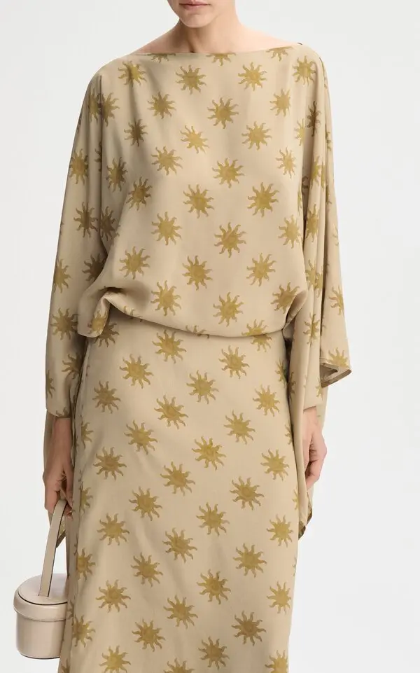 BY MALENE BIRGER Ottilia Silk-blend Maxi Dress