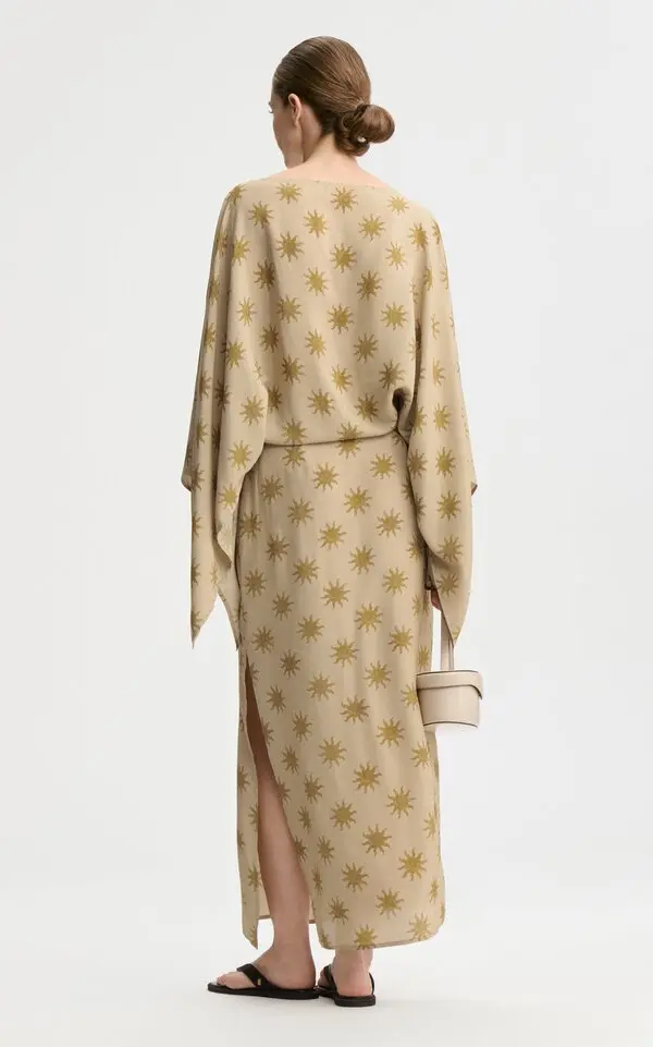 BY MALENE BIRGER Ottilia Silk-blend Maxi Dress