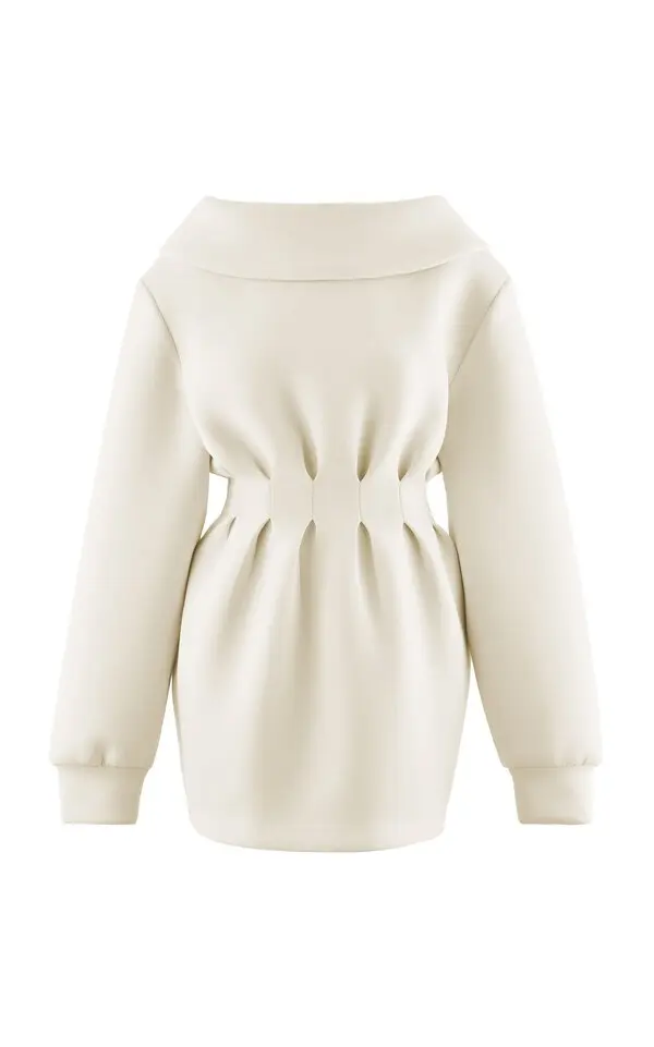 Arakii Wide Collar Mini Dress