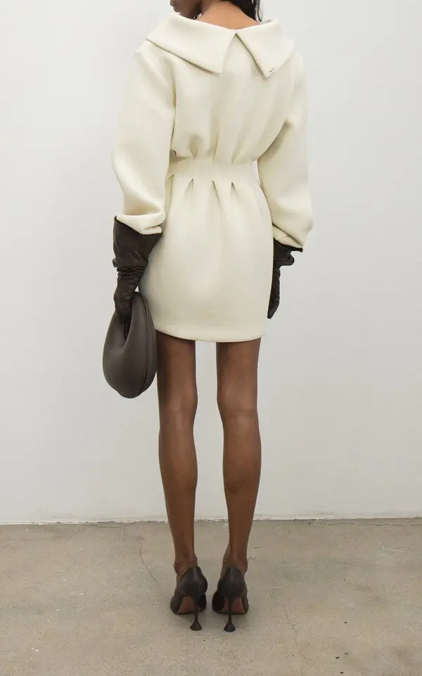 Arakii Wide Collar Mini Dress