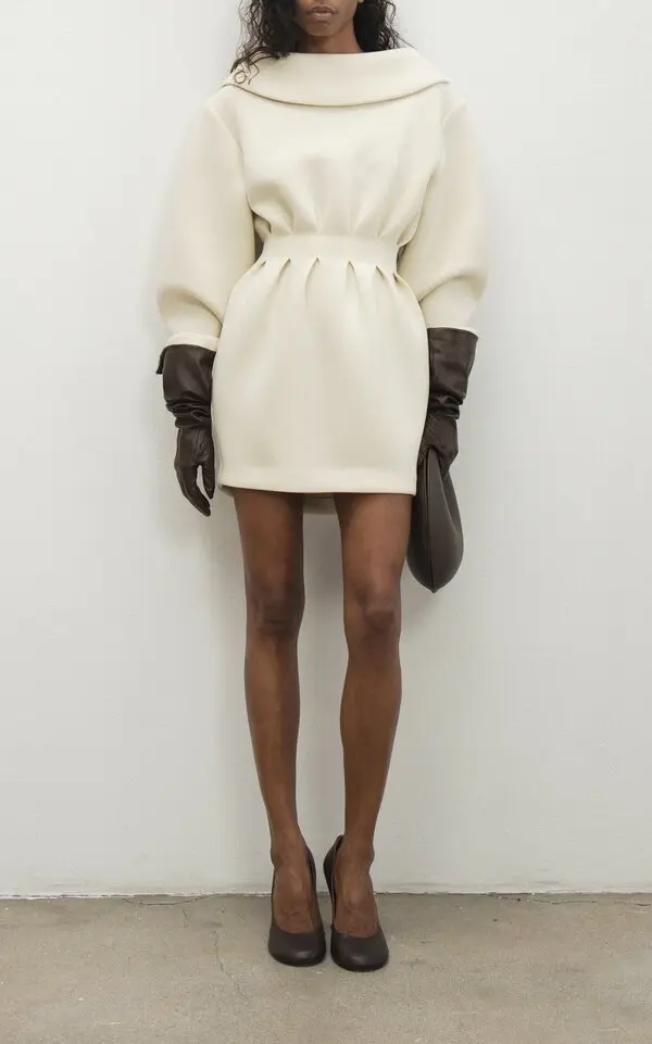 Arakii Wide Collar Mini Dress