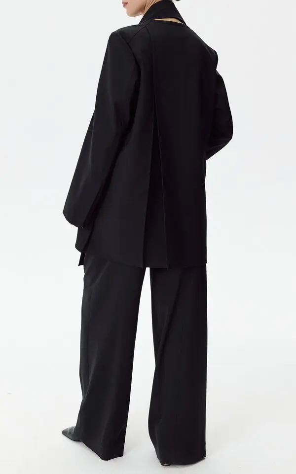 DI STAVNITSER Nera Wool-blend Jacket - Black