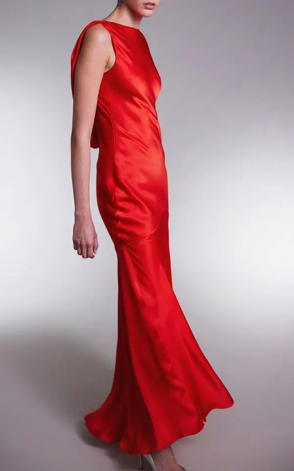 FRANCESCA MIRANDA Ruby Silk Dress