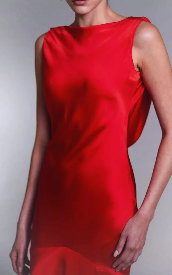 FRANCESCA MIRANDA Ruby Silk Dress