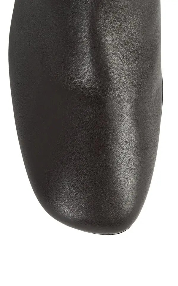 TOTEME Mid-heel Leather Ankle Boots