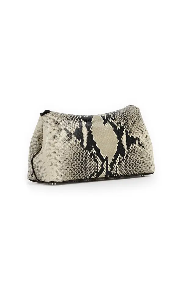 TOTEME Mini T-lock -embossed Leather Clutch